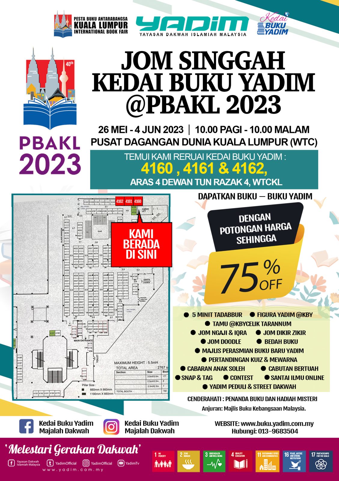 flyers a5 pesta buku 2023 – Kedai Buku Yadim Online