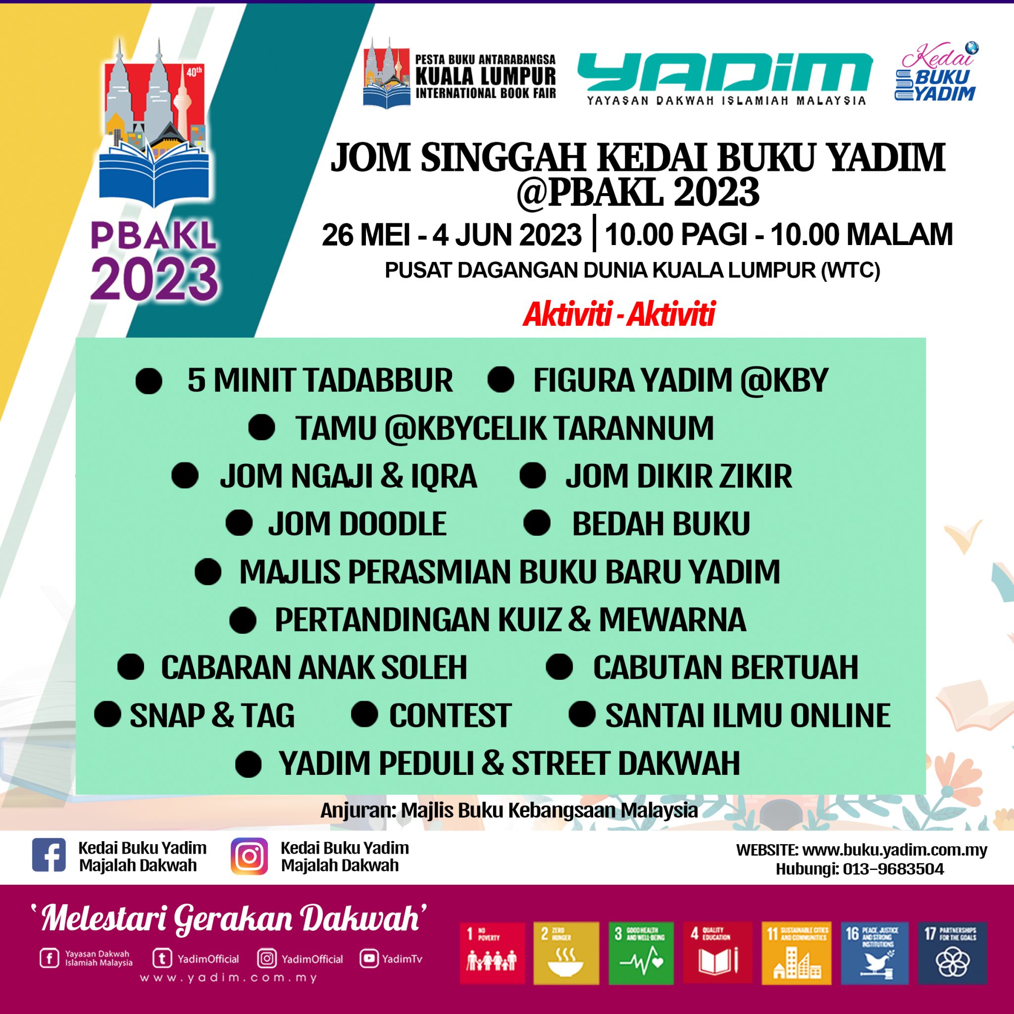 Kedai Buku Yadim Online – Dari Yadim Kepada Masyarakat