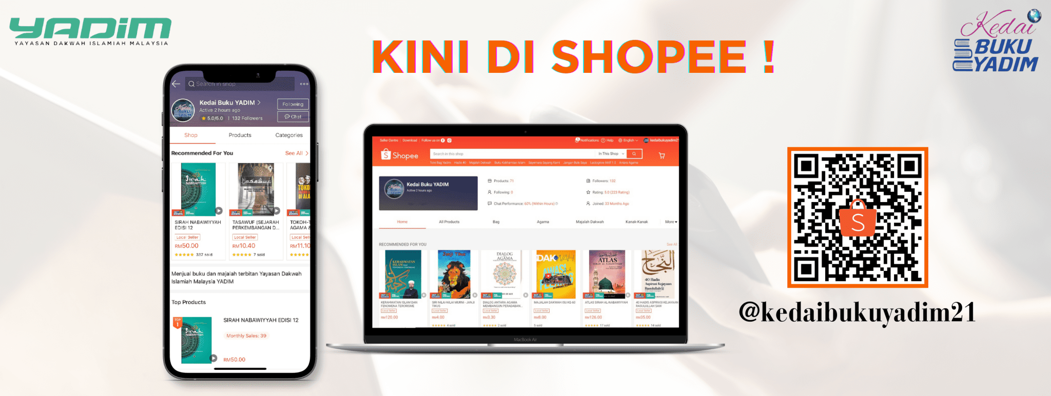 Kedai Buku Yadim Online – Dari Yadim Kepada Masyarakat